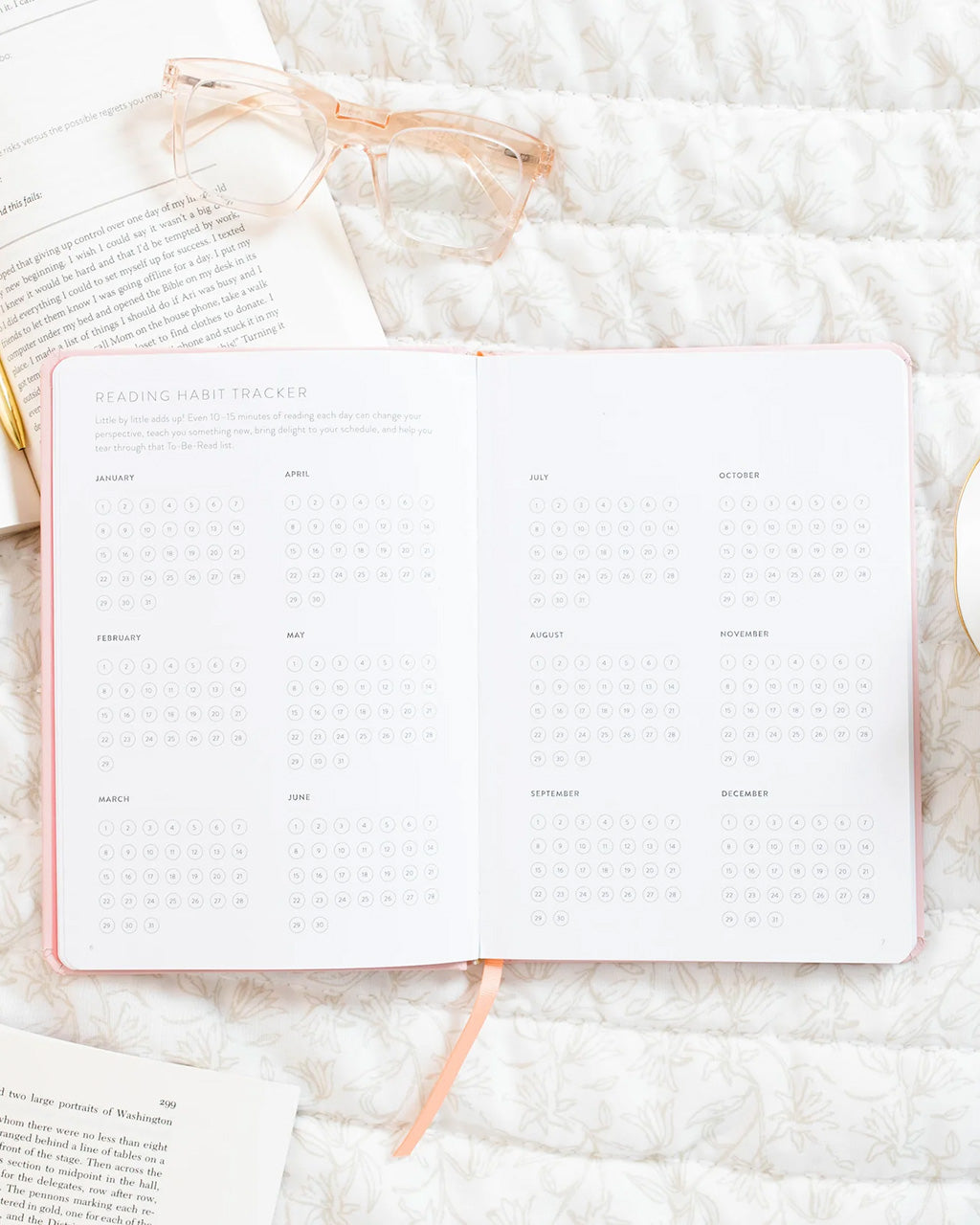 Cultivated Reading Journal - Blush Blooms – ban.do