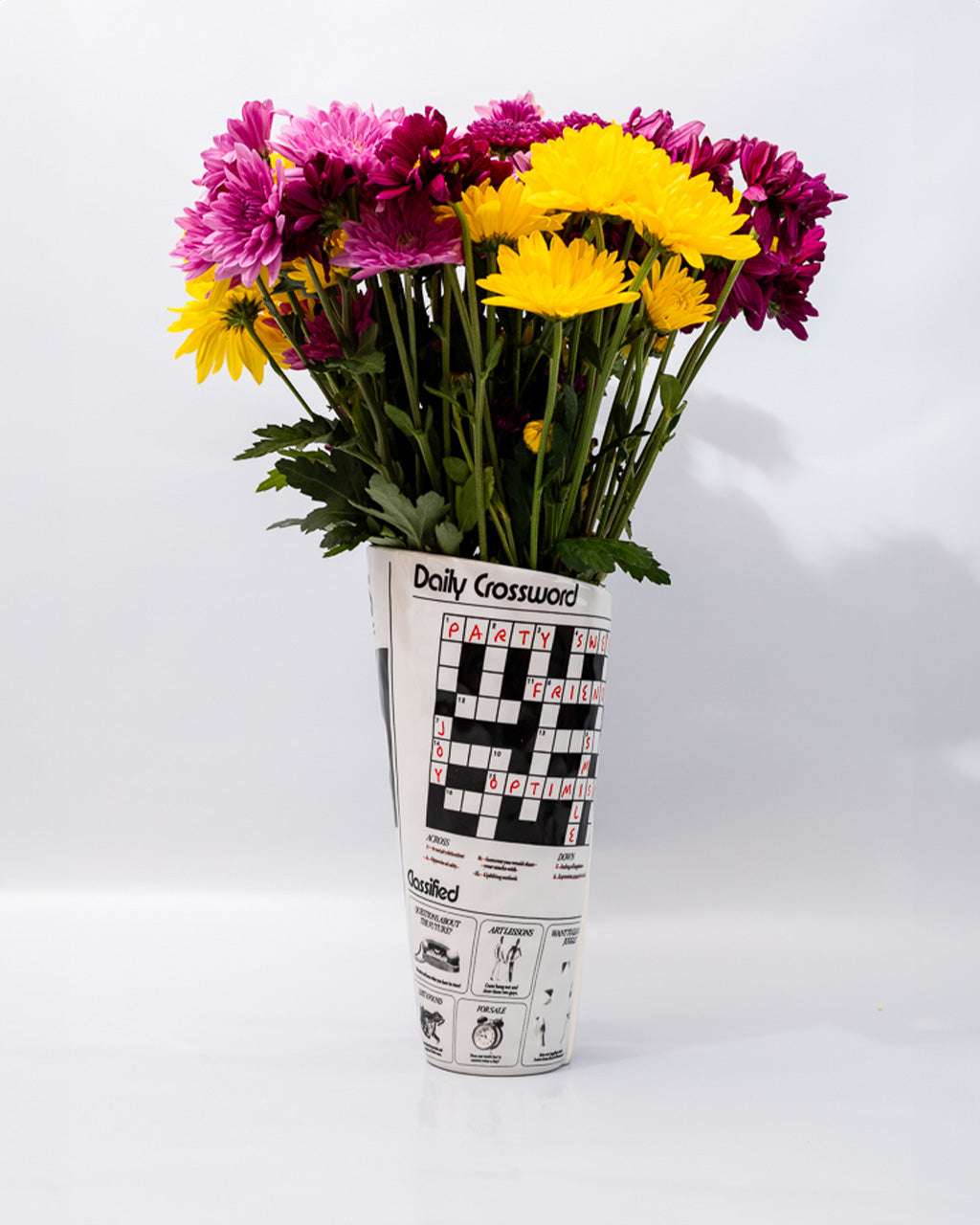 Ceramic Newspaper Vase | Unique Flower Vase | ban.do