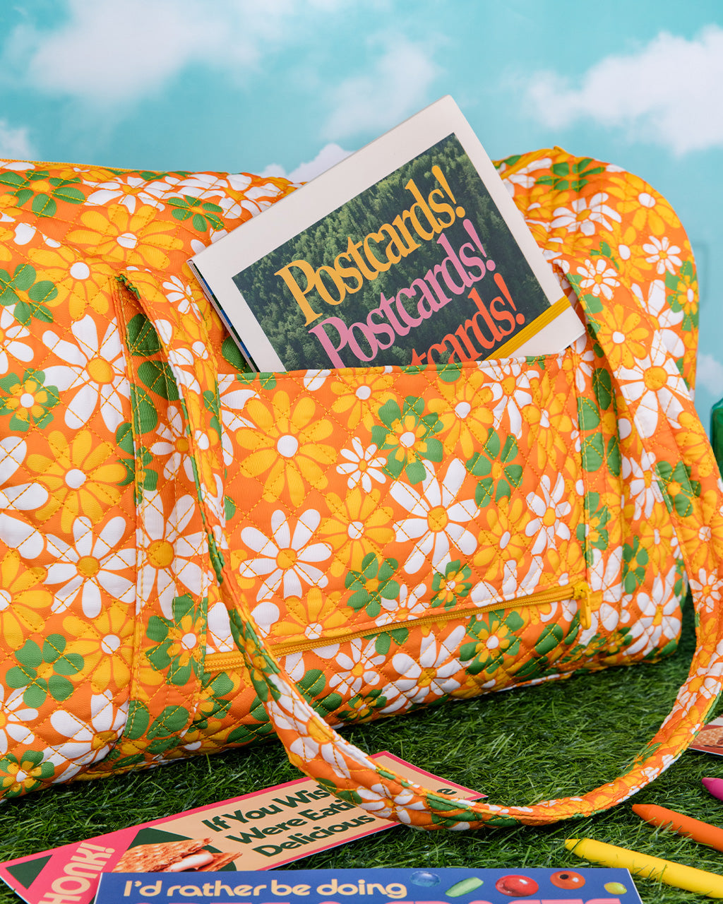 Retro Floral Duffel Bag | Travel Bag | ban.do