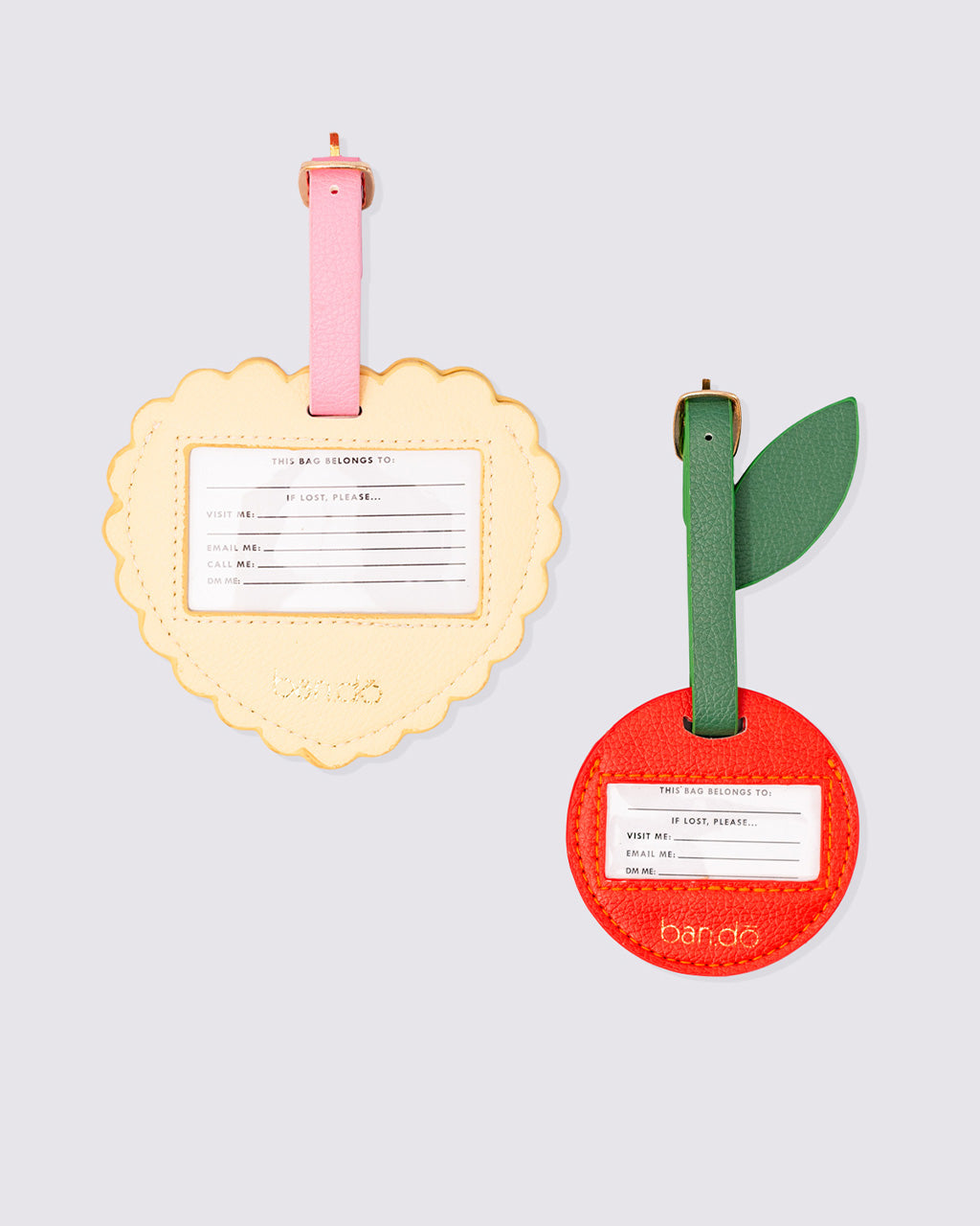 Luggage Tag Set – Heart and Cherry | Travel Tags | ban.do