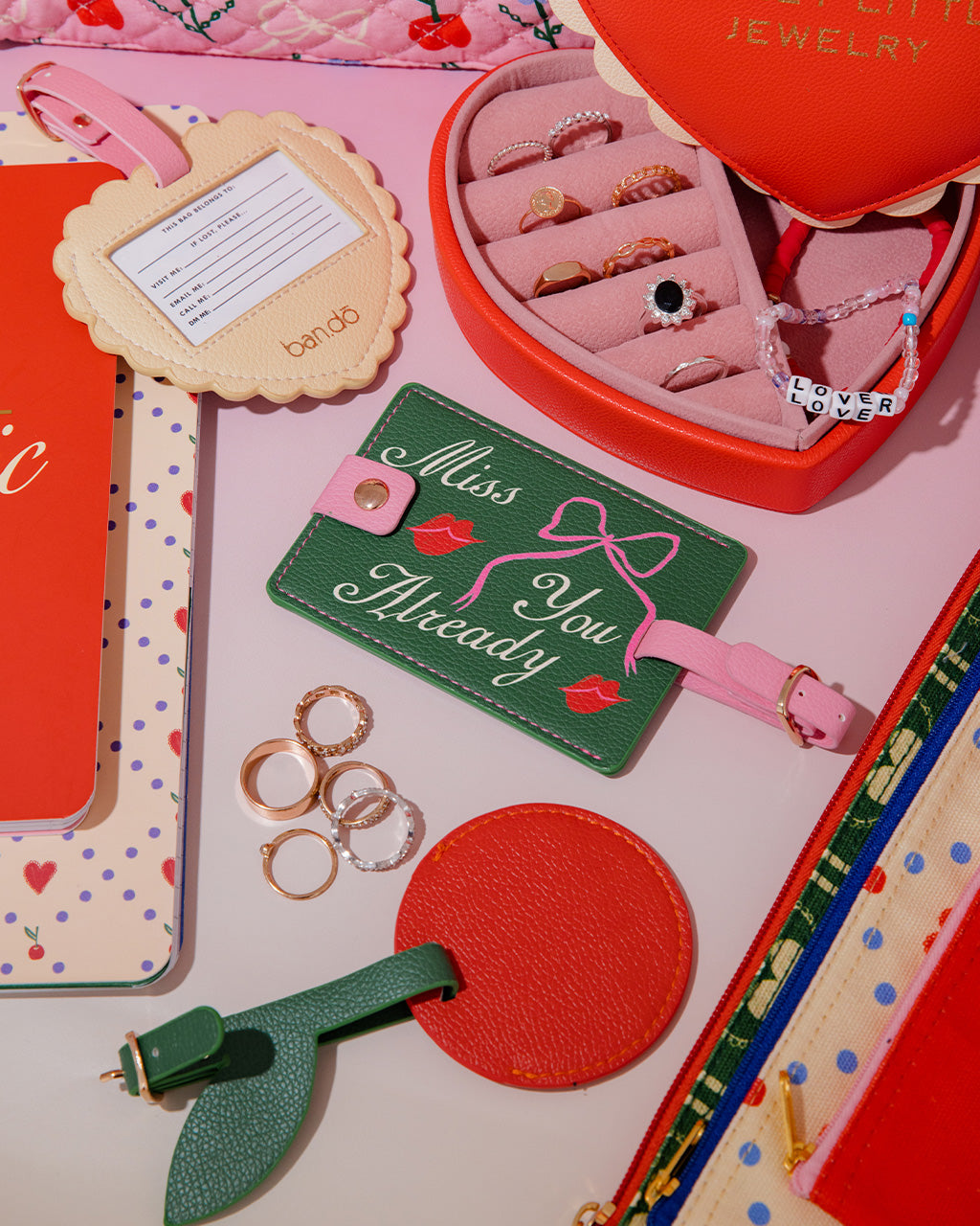 Luggage Tag Set – Heart and Cherry | Travel Tags | ban.do