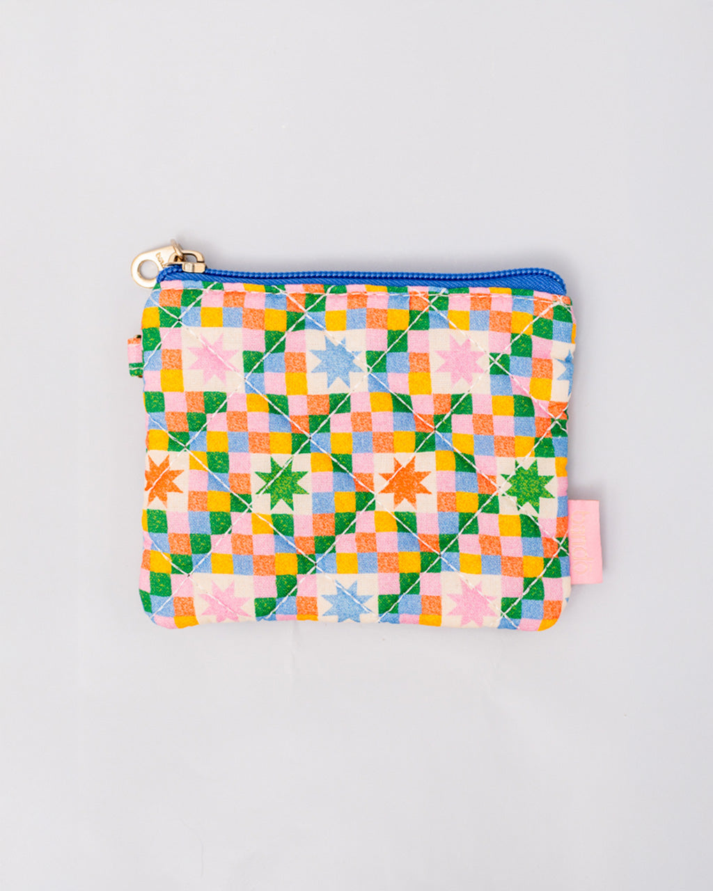 Checker Stars Coin Purse | Retro Checkered Wallet | ban.do
