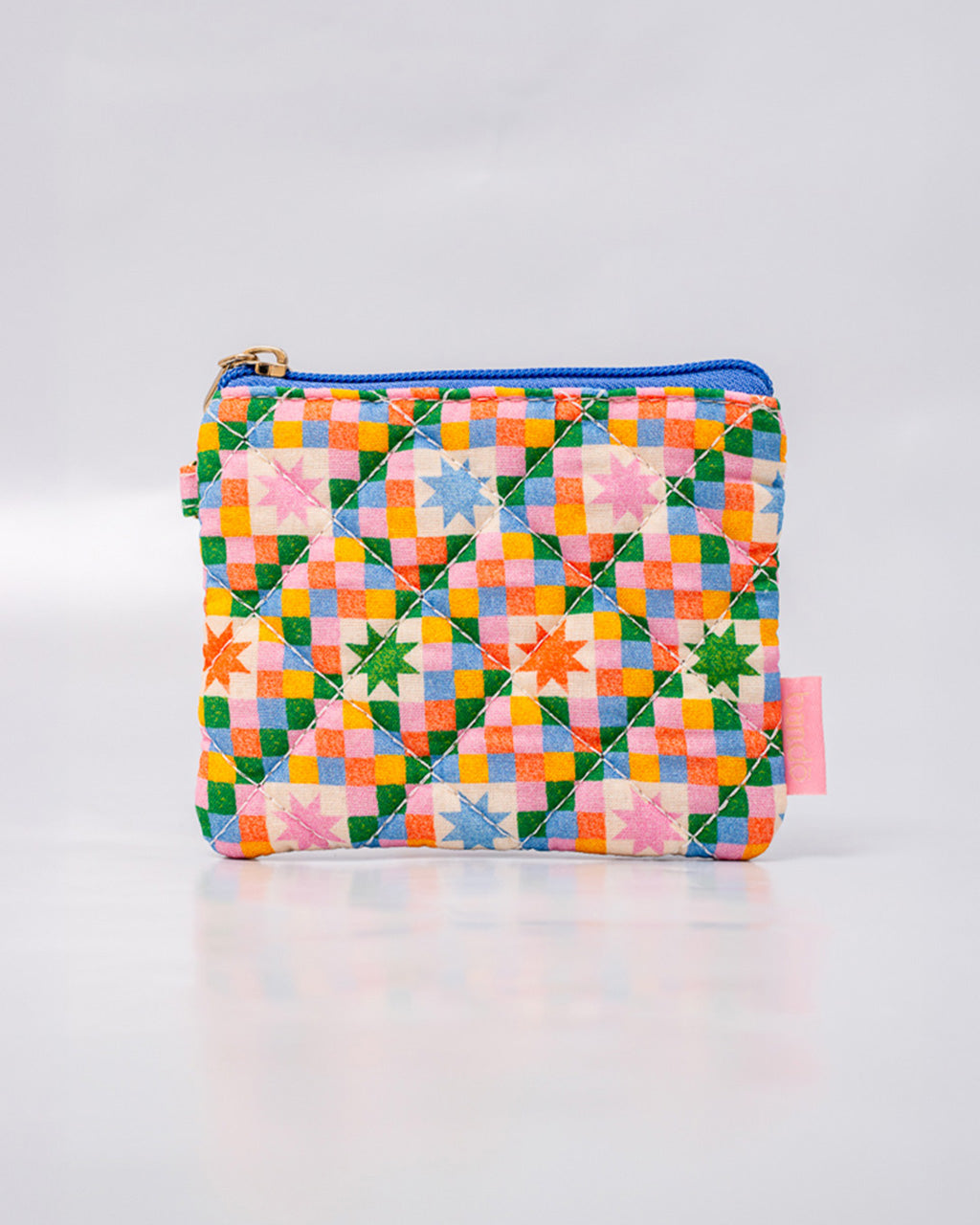 Checker Stars Coin Purse | Retro Checkered Wallet | ban.do