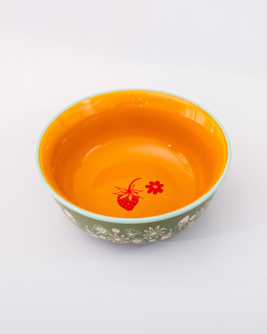 Small Ceramic Serving Bowl – Garden | Vintage-Inspired | ban.do