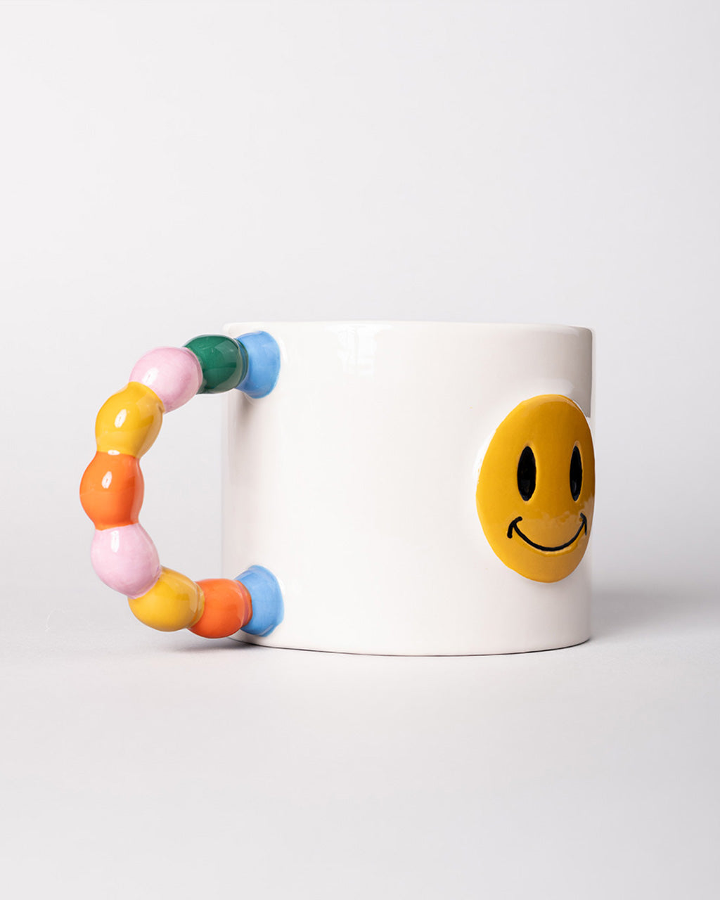 Smiley Face Ceramic Mug | Happy Coffee Cup | ban.do