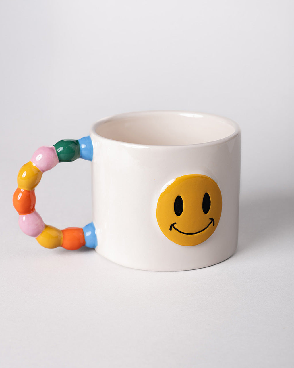 Smiley Face Ceramic Mug | Happy Coffee Cup | ban.do