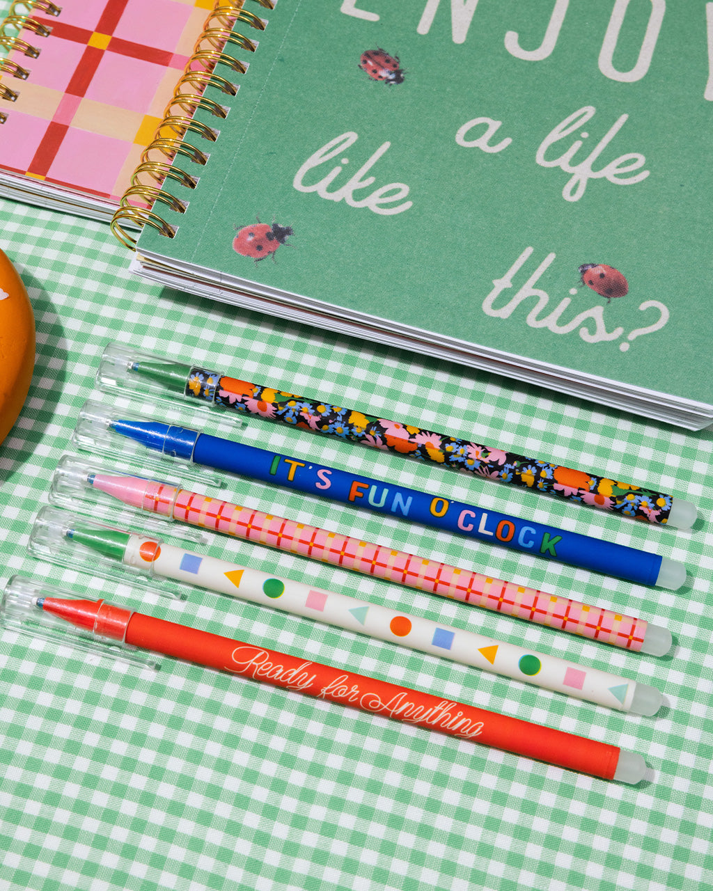 Erasable Pen Set | Colorful Gel Ink Pens | ban.do