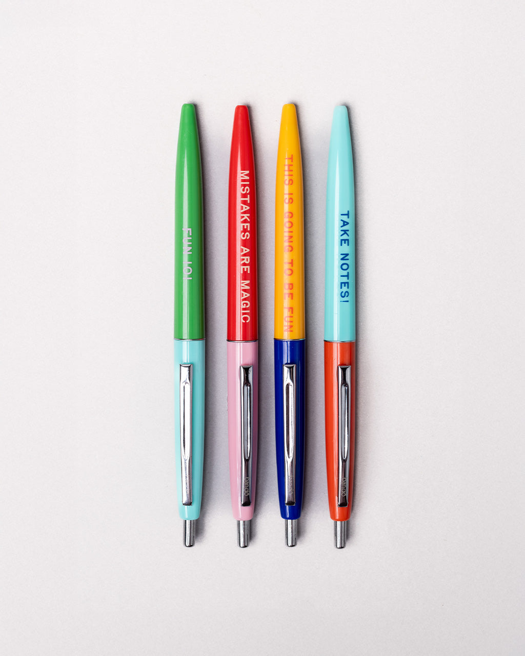 Retro Pen Set | Colorful Ballpoint Pens | ban.do