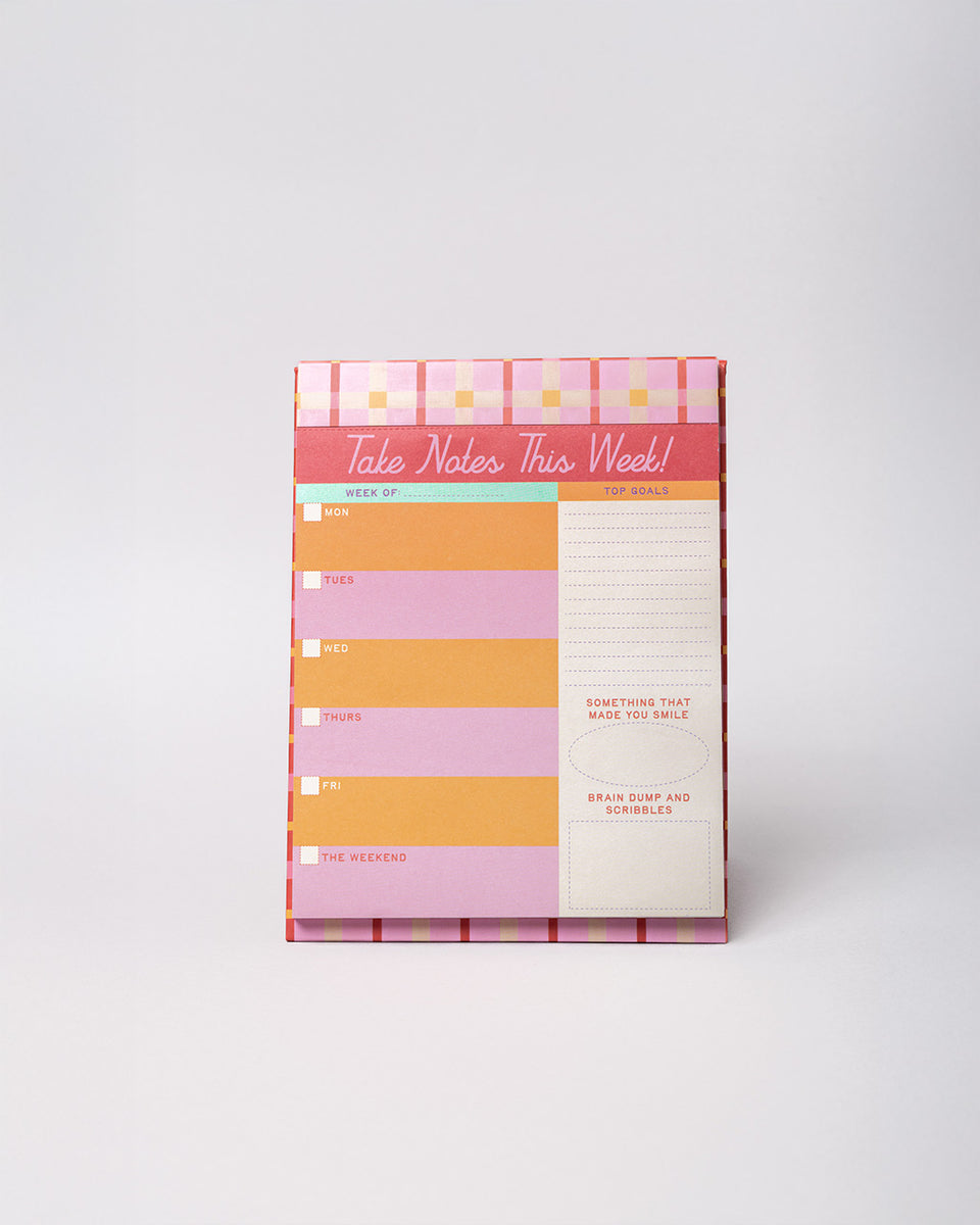 Week to Week Desk Planner | Take Notes This Week | ban.do