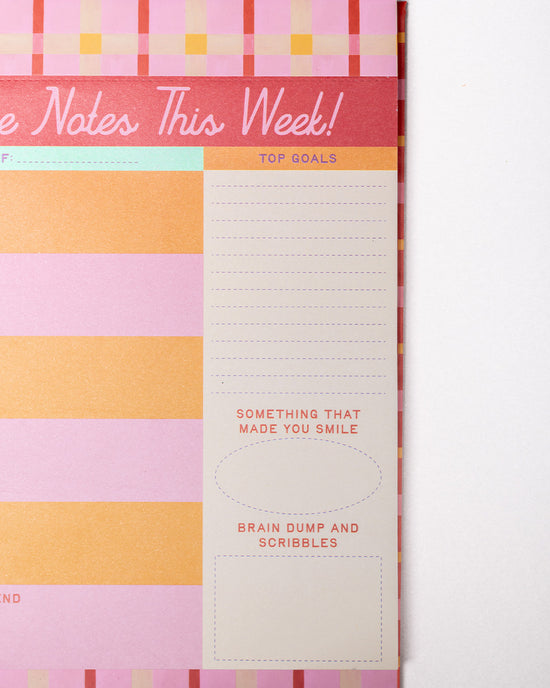 Week to Week Desk Planner | Take Notes This Week | ban.do