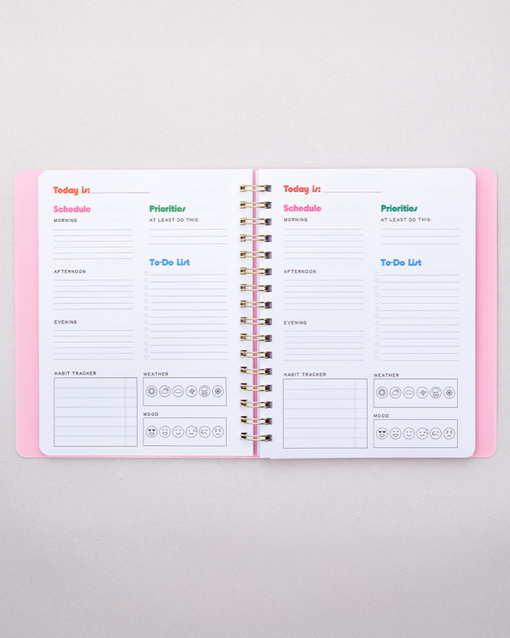 Blue Floral To-Do Planner | Undated Daily Planner | ban.do