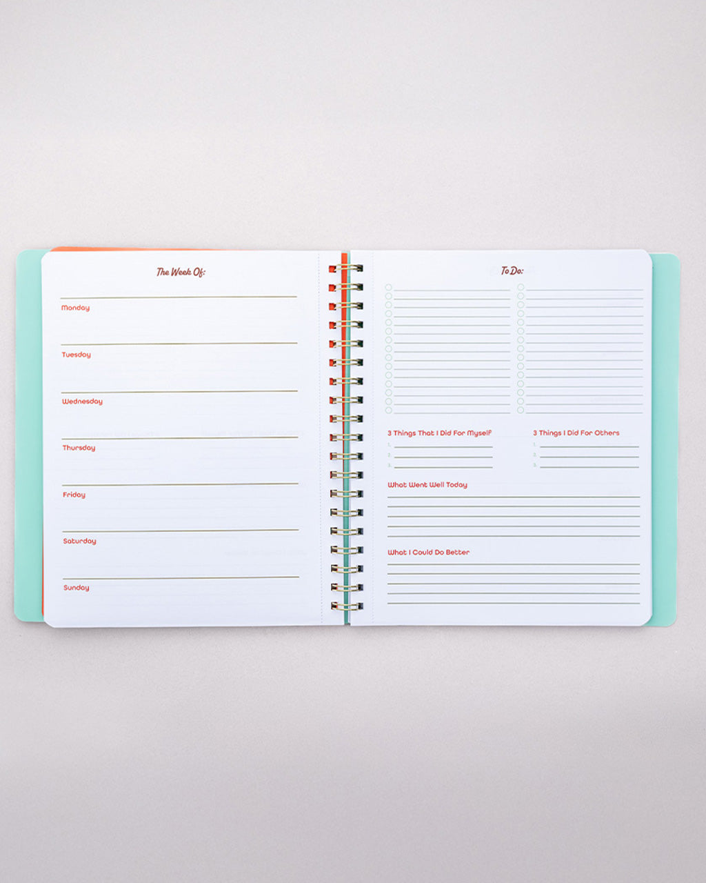 Weekly Undated Planner - Cherries and Strawberries – ban.do