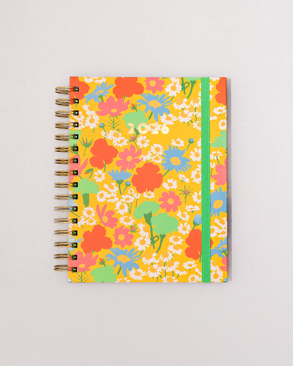 Medium 12-Month Planner | Yellow Floral Planner | ban.do
