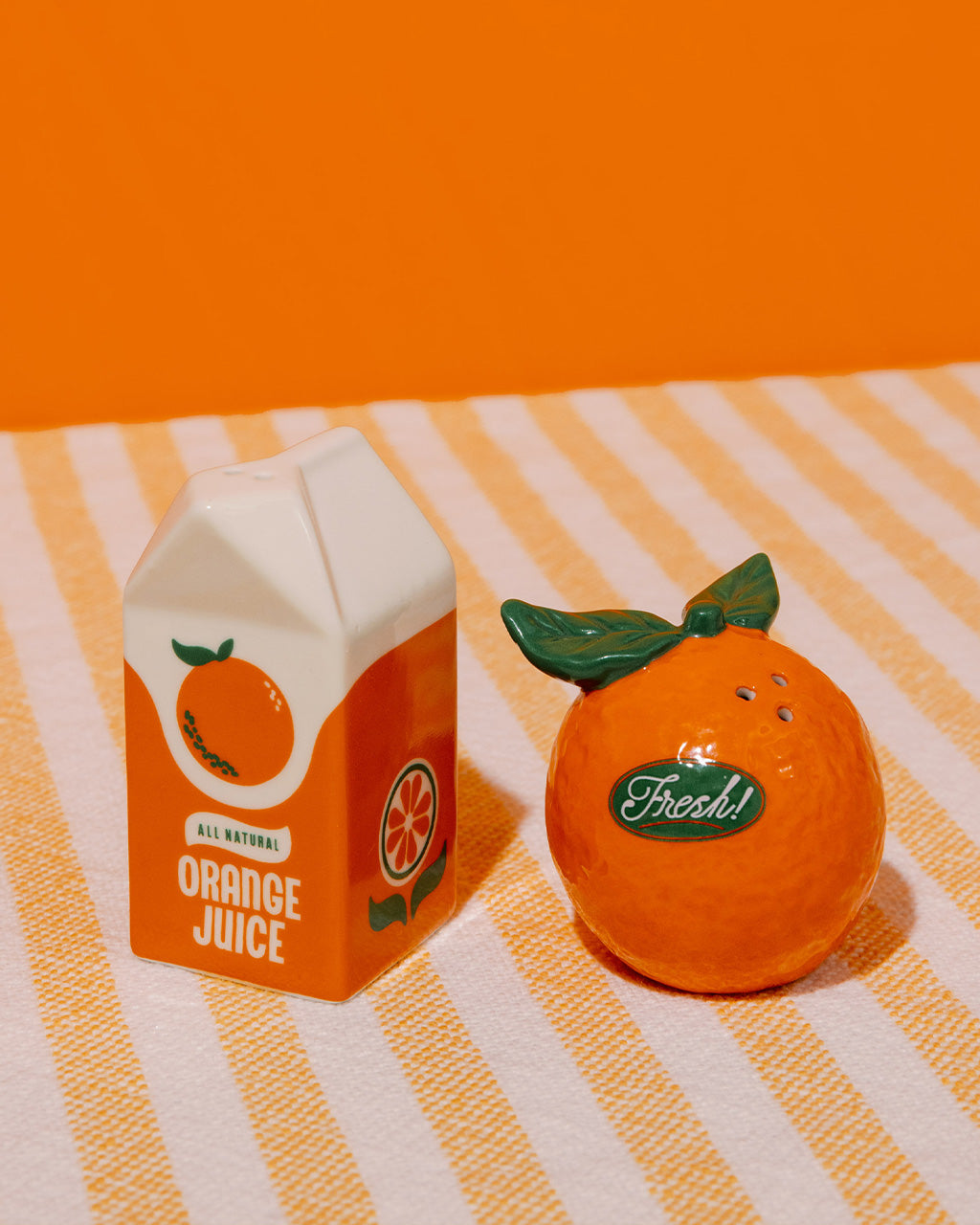 Orange & Orange Juice Salt + Pepper Shakers | ban.do