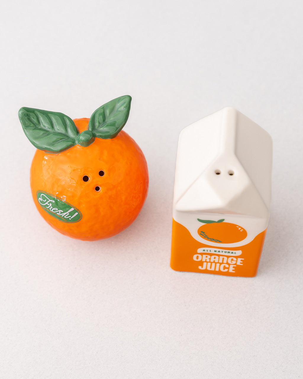 Orange & Orange Juice Salt + Pepper Shakers | ban.do