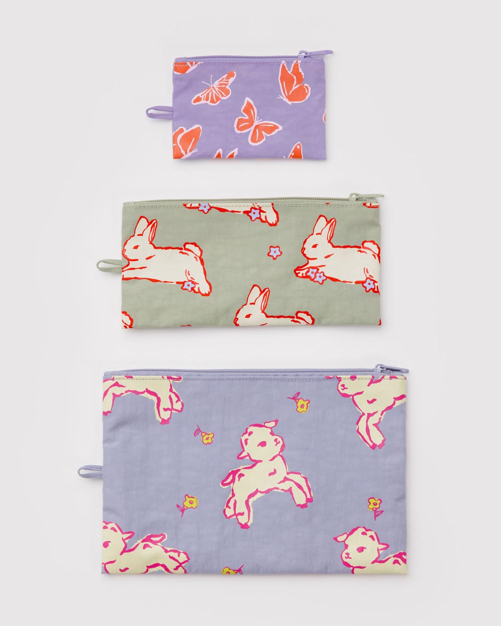 Flat Pouch Set - Spring Animals – ban.do