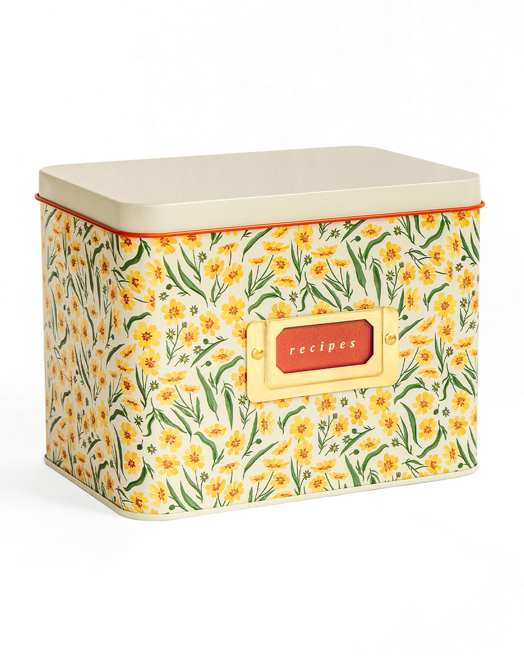 Goldenmane Tin Recipe Box – ban.do