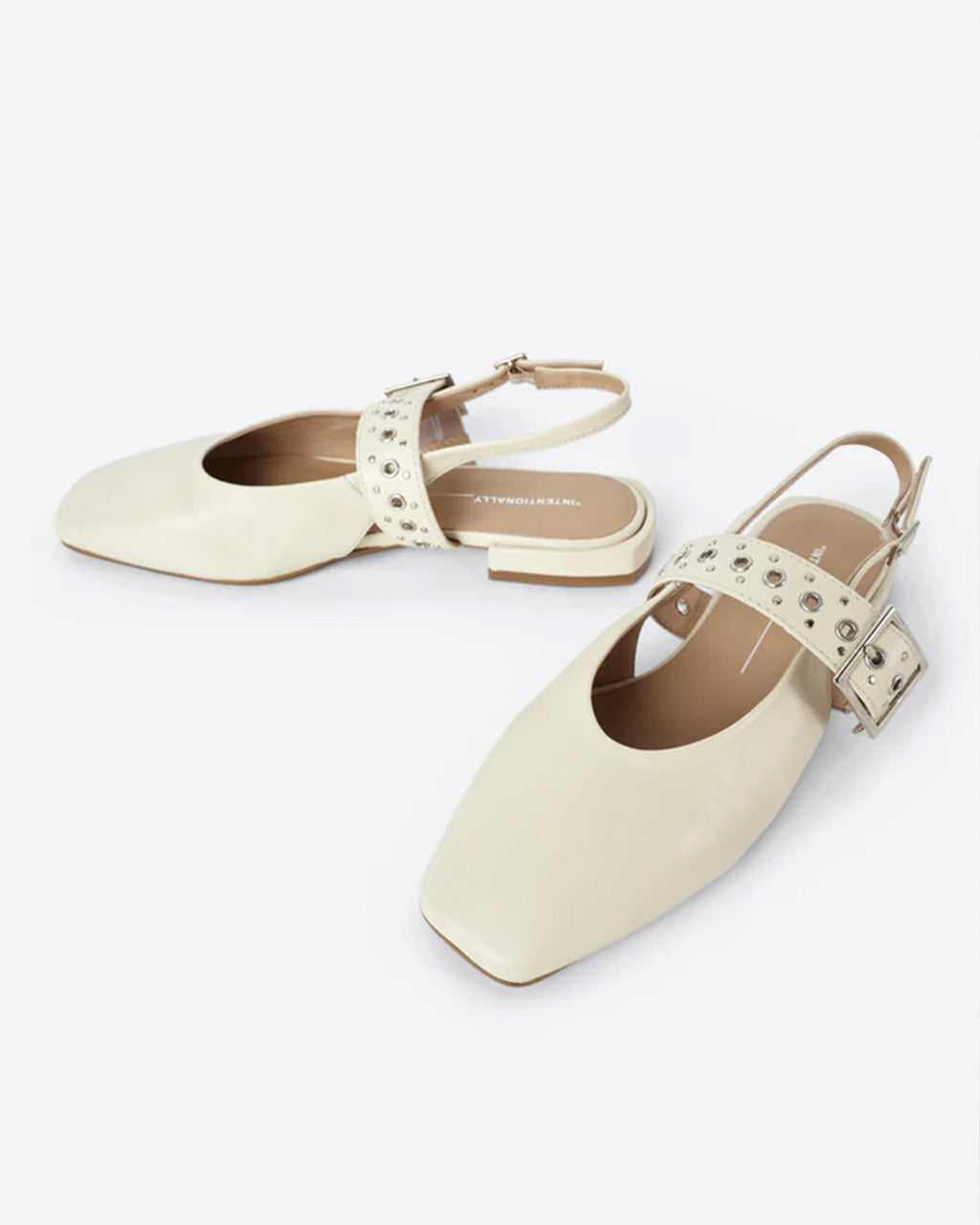 Pearl Slingback Ballet Flat - Creme – ban.do