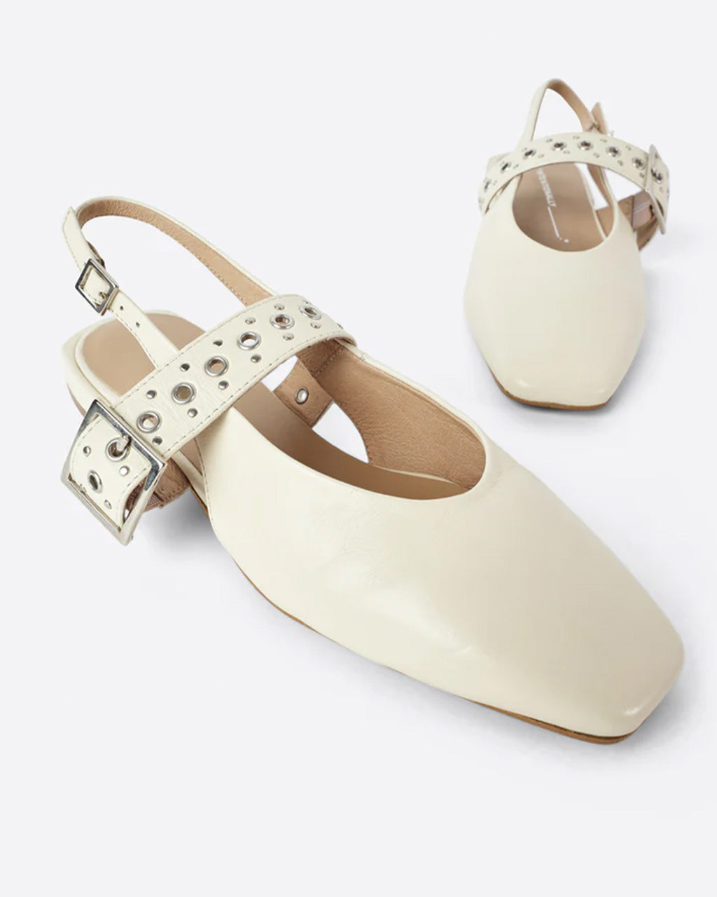 Pearl Slingback Ballet Flat - Creme – ban.do