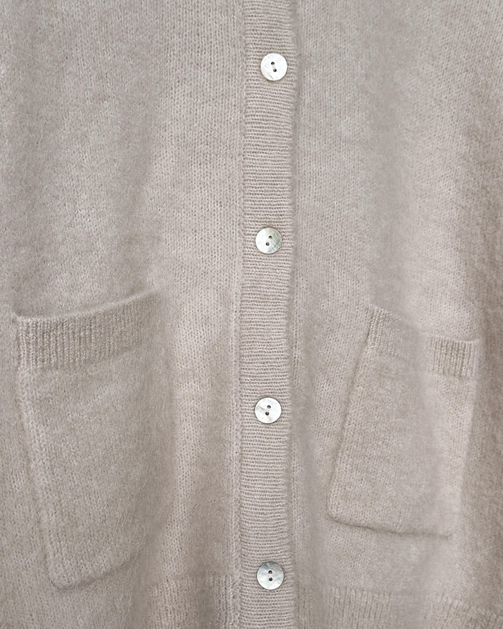 Amélie Alpaca Cardigan - Smoke – ban.do