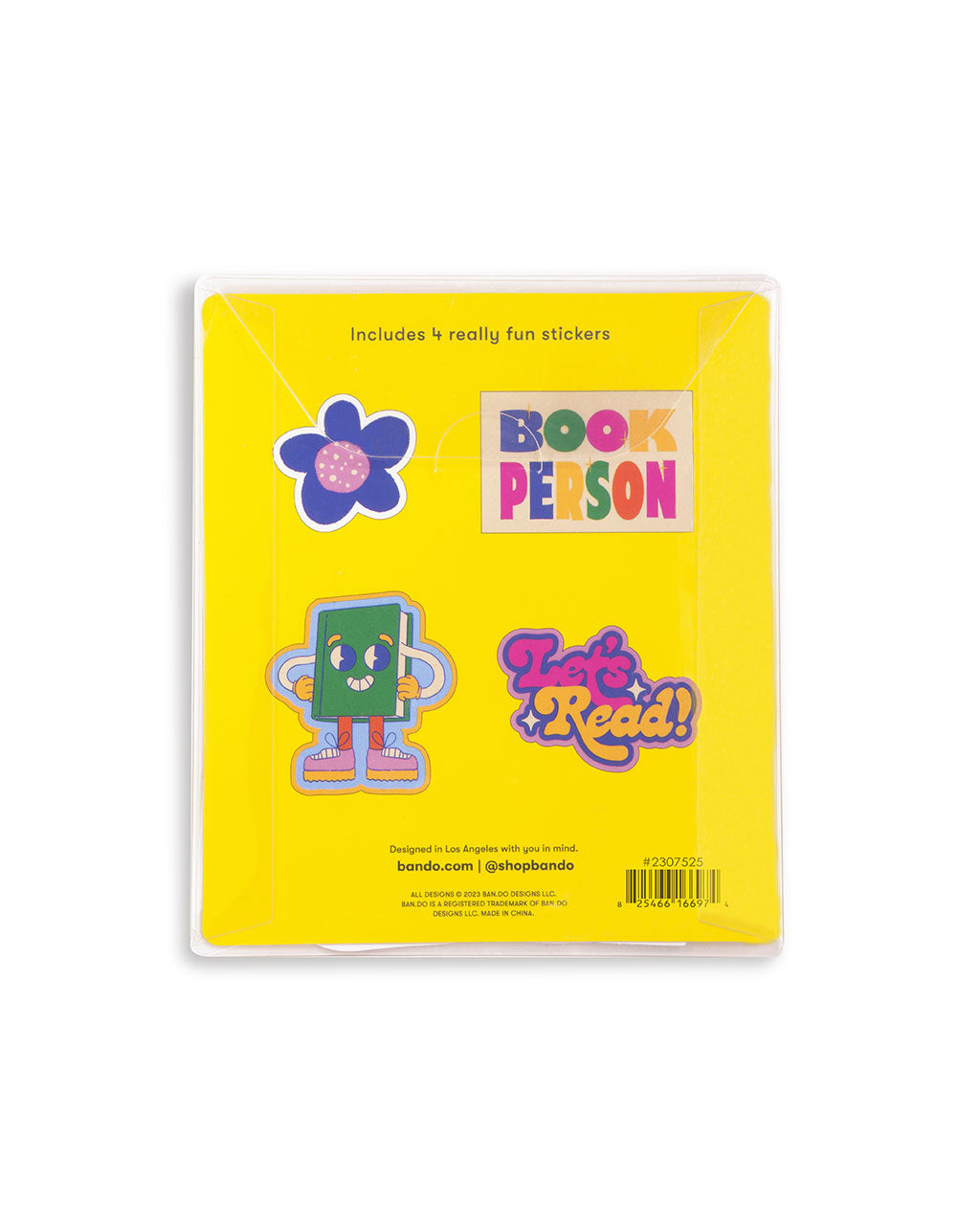 Stick with It! Big Vinyl Stickers Pack - Book Person – ban.do