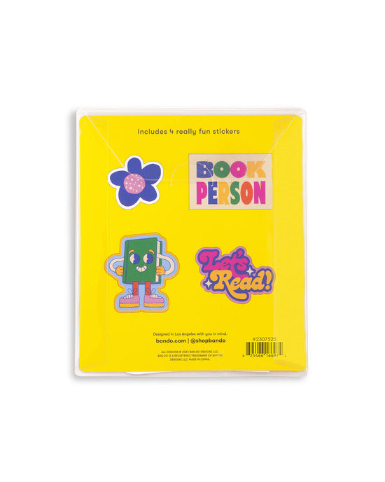 Stick with It! Big Vinyl Stickers Pack - Book Person – ban.do