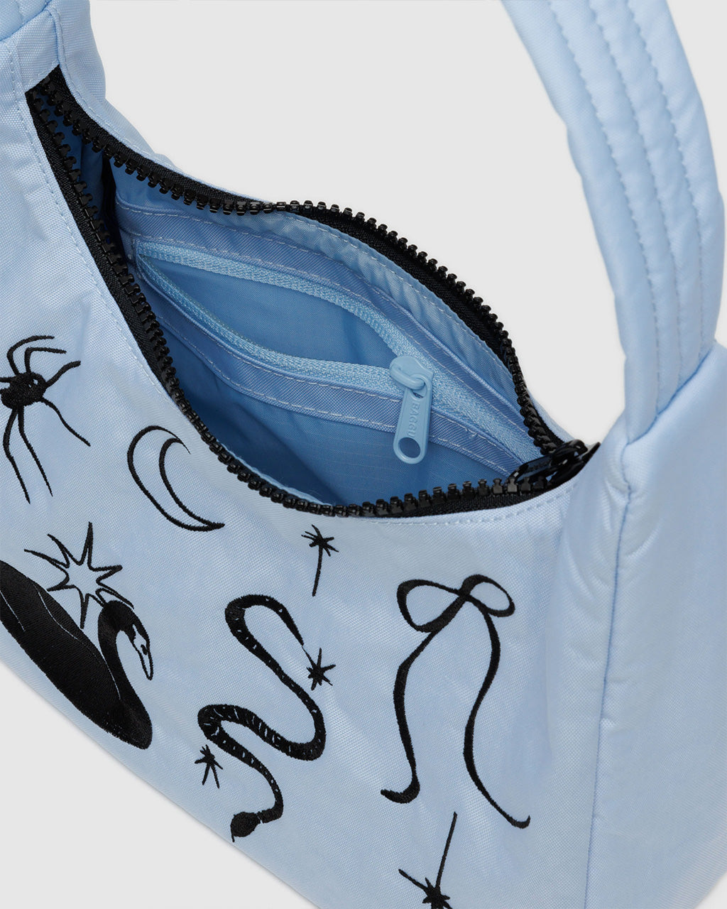 Mini Nylon Shoulder Bag - Embroidered Ballet Icons – ban.do