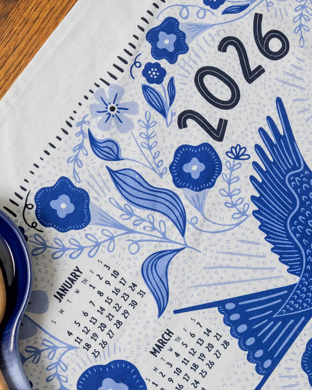 2026 Calendar Tea Towel – ban.do