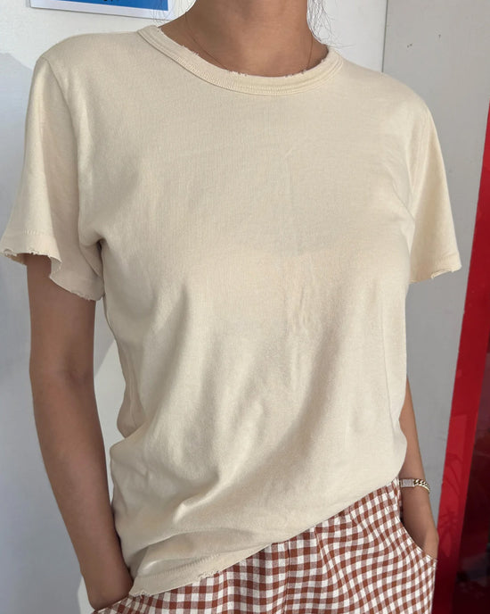 Organic Cotton Vintage Boy Tee - Bone – ban.do