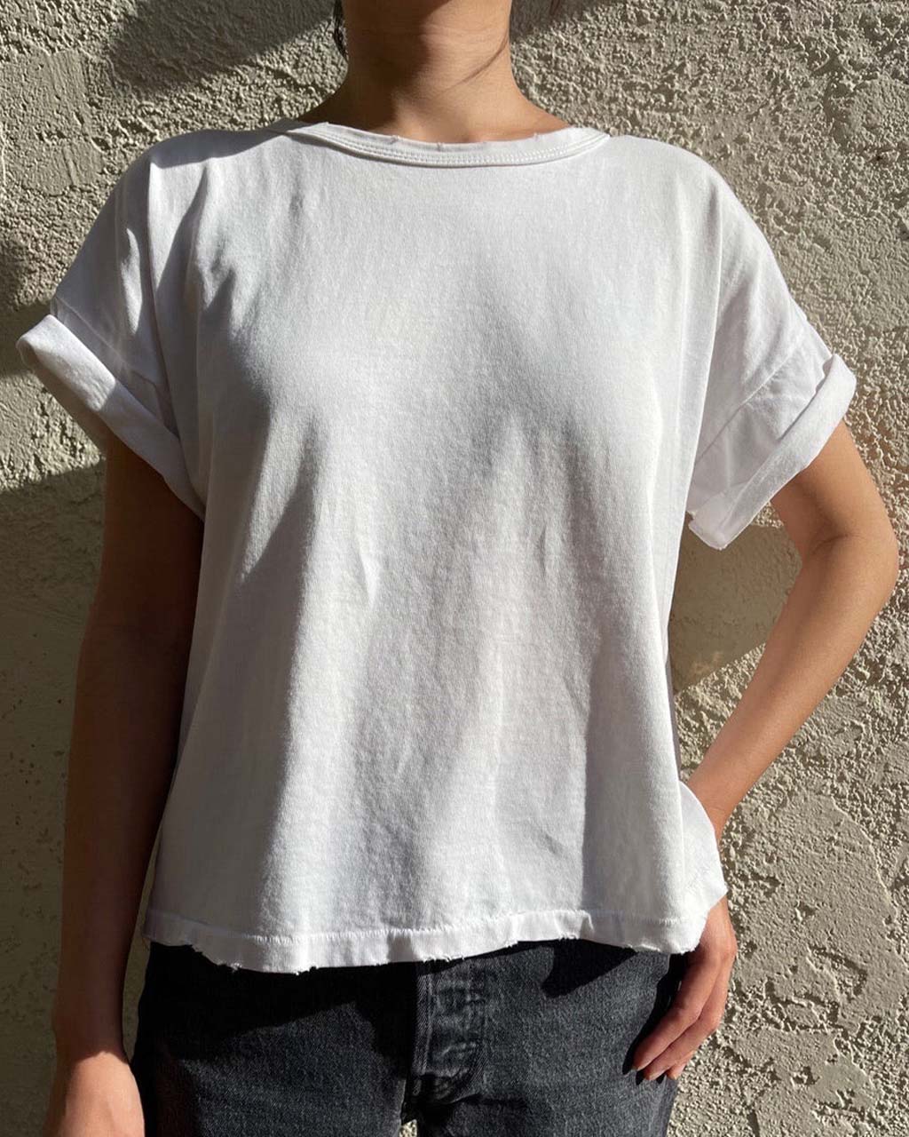 Vintage Fille Tee - Clean White – ban.do