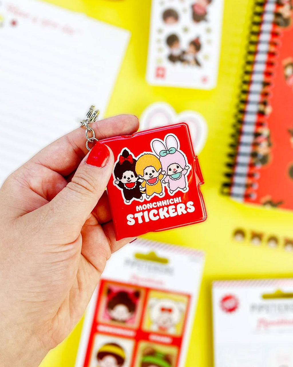 Friends Forever Monchhichi Mini Stickerbook Keychain – ban.do