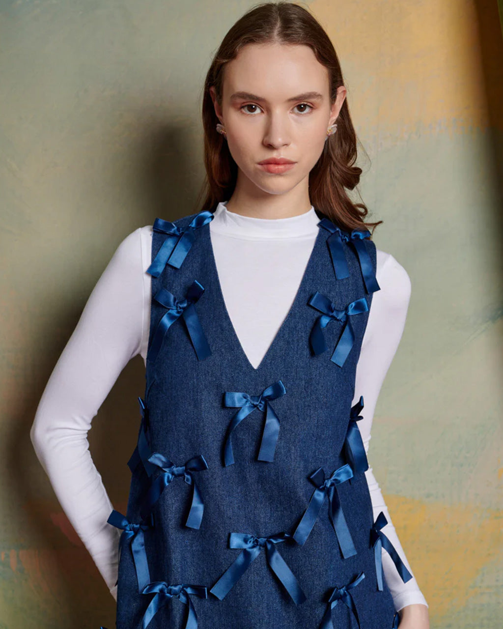 Lyrical Bow Mini Dress – ban.do