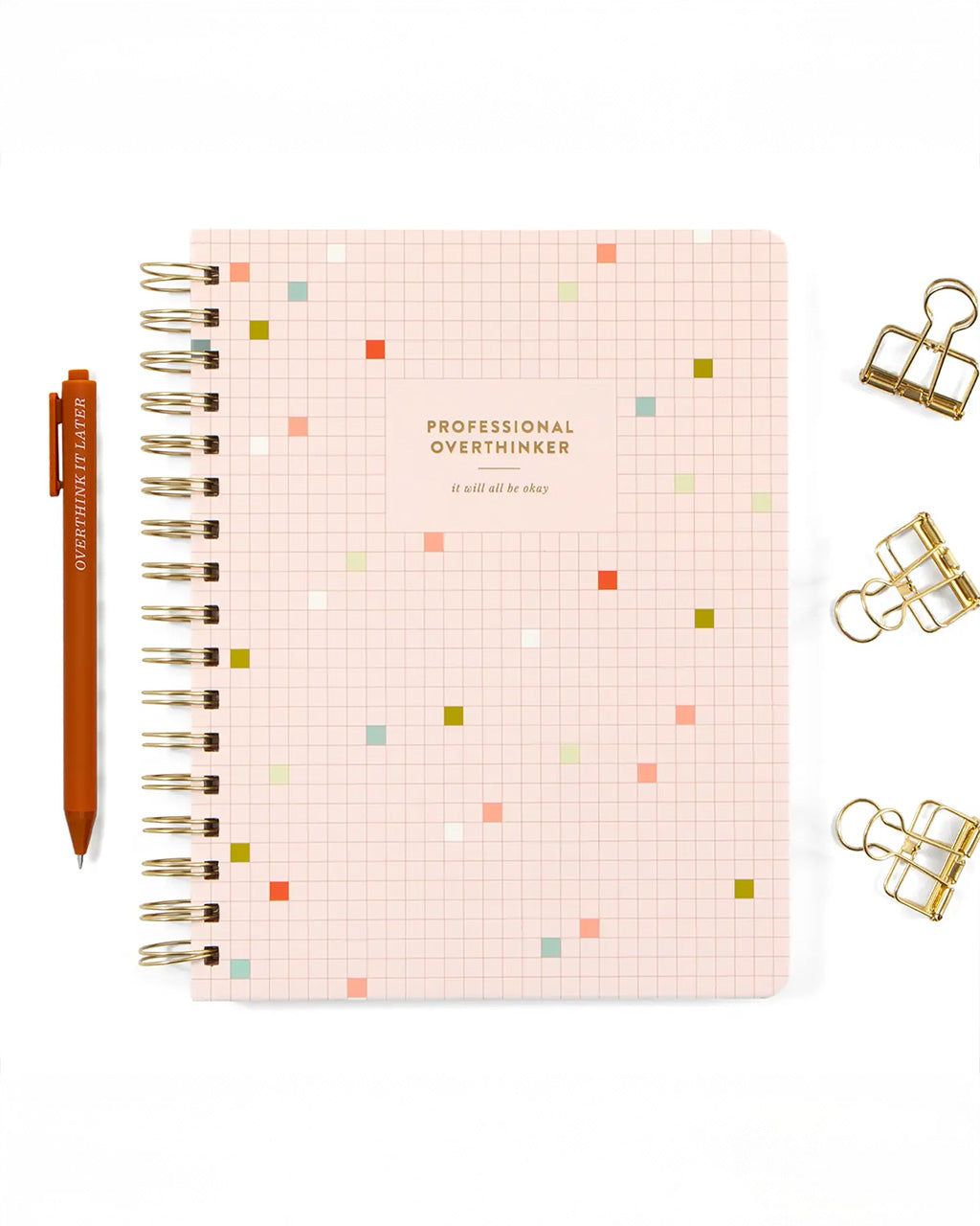 Professional Overthinker Spiral Notebook – ban.do