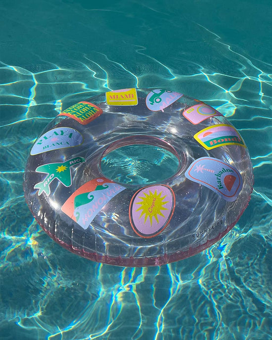 Tube Pool Ring - Beach Hopper Multi – ban.do