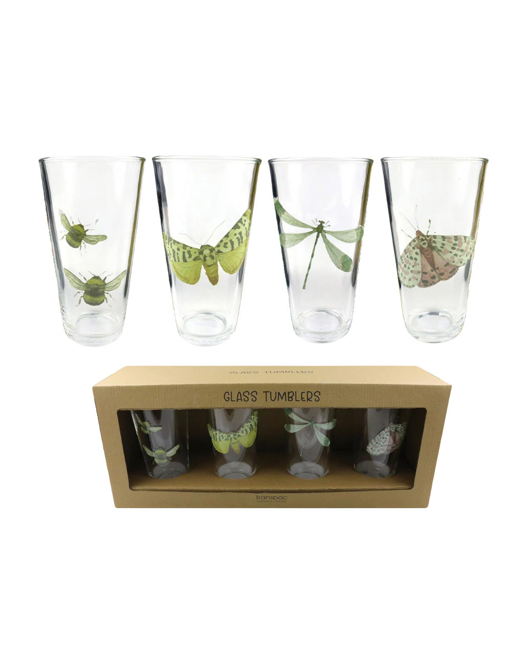 Insect Glass Tumblers - Set Of 4 – ban.do