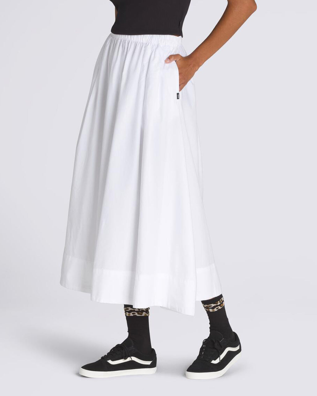 Francesca Full Skirt - White – ban.do