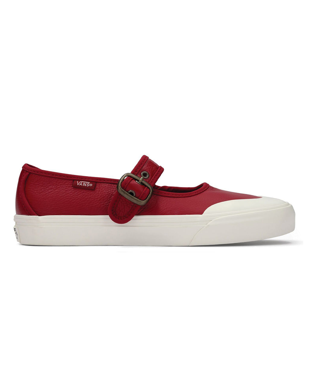 Leather Mary Jane Shoe - Bordeaux – ban.do