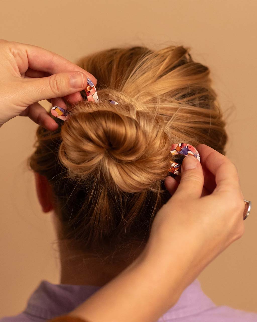 Giant Bobby Pin Hair Stick - Flame – ban.do