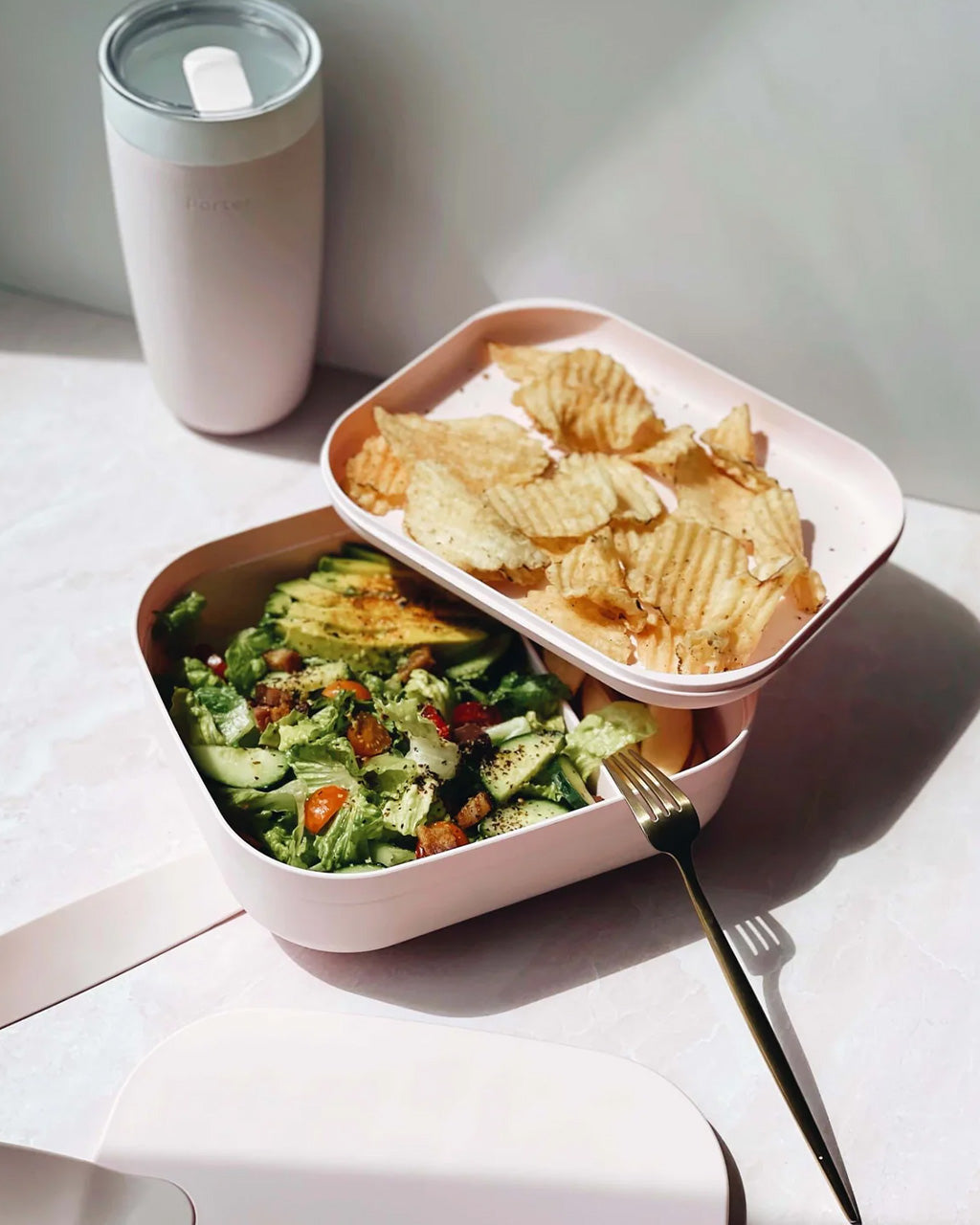 Bento Box Lunch Container - Blush – ban.do
