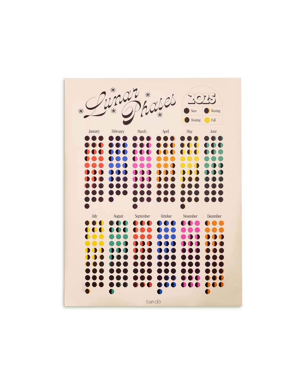 2025 Lunar Wall Calendar – ban.do
