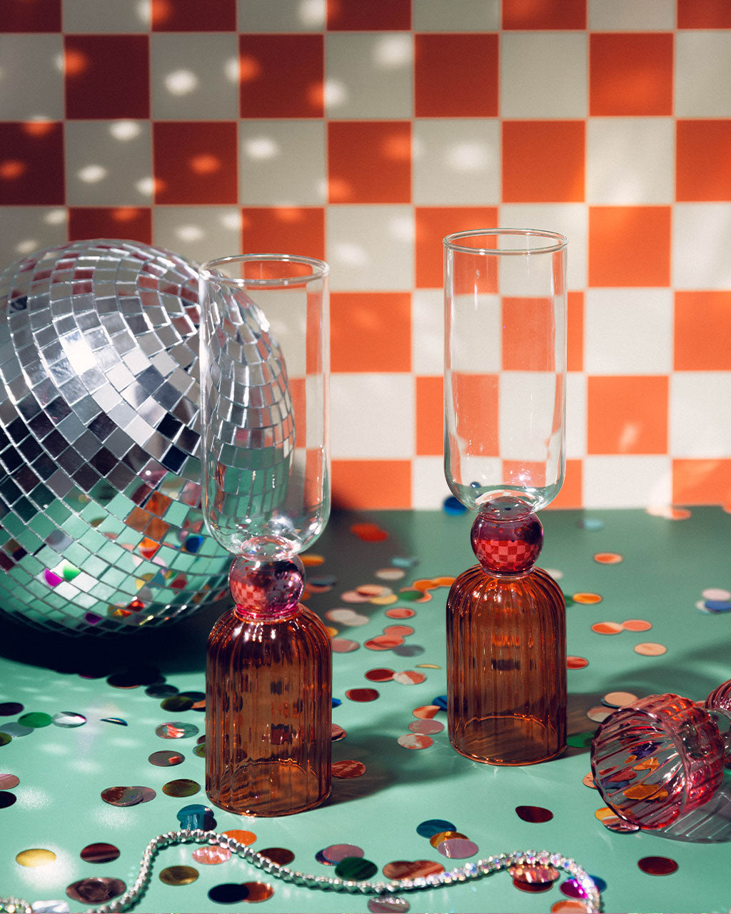 Pink Bar Glass Set | Colorful Drinkware | ban.do