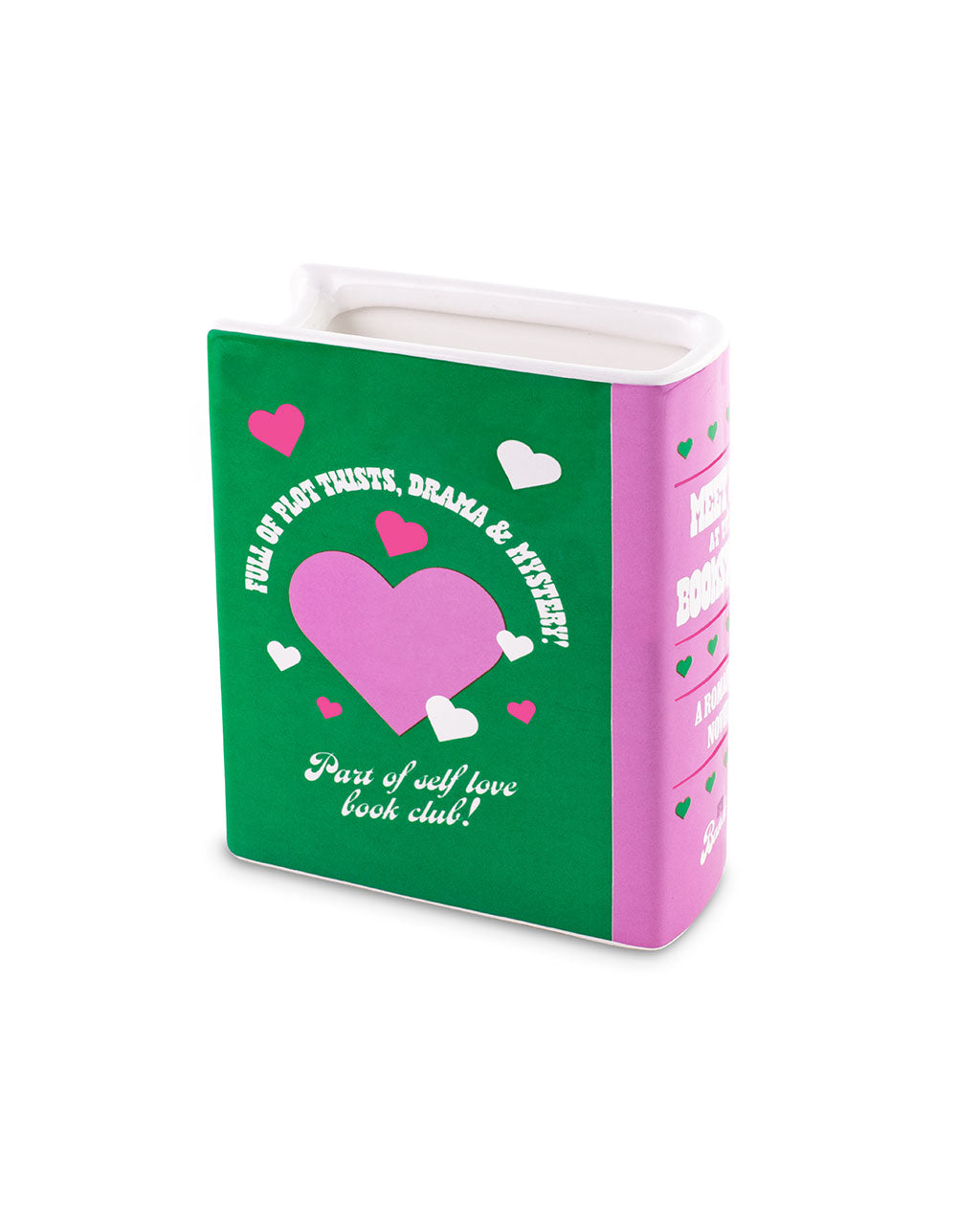 Meet Me at the Bookstore Ceramic Vase | Book Decor | ban.do