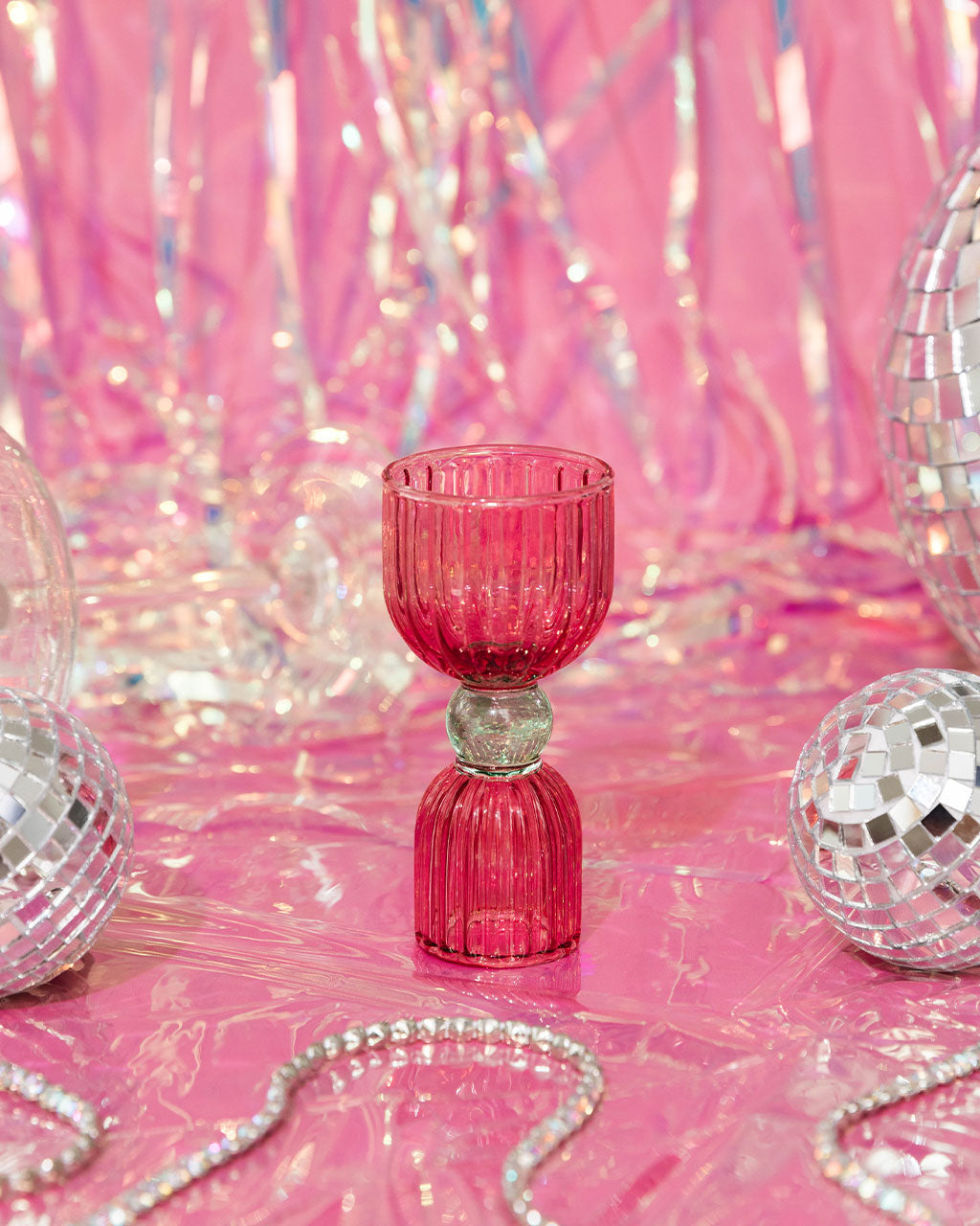 Tipsy Turvy Double Shot Glass - Pink – ban.do