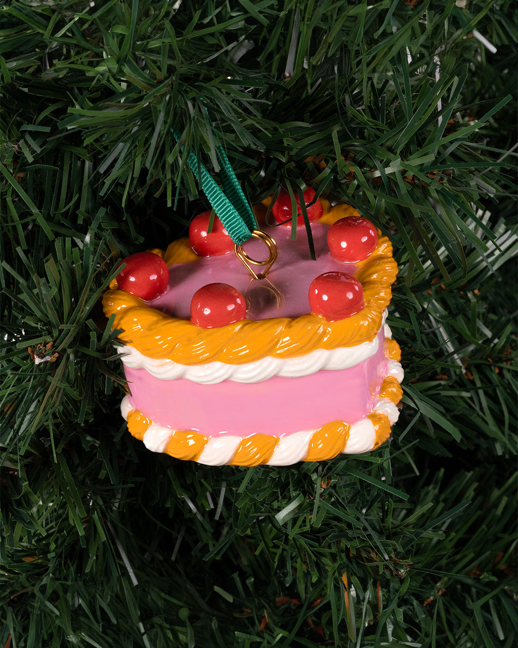 Ceramic Cake Slice Ornament | Cute Holiday Decor | ban.do