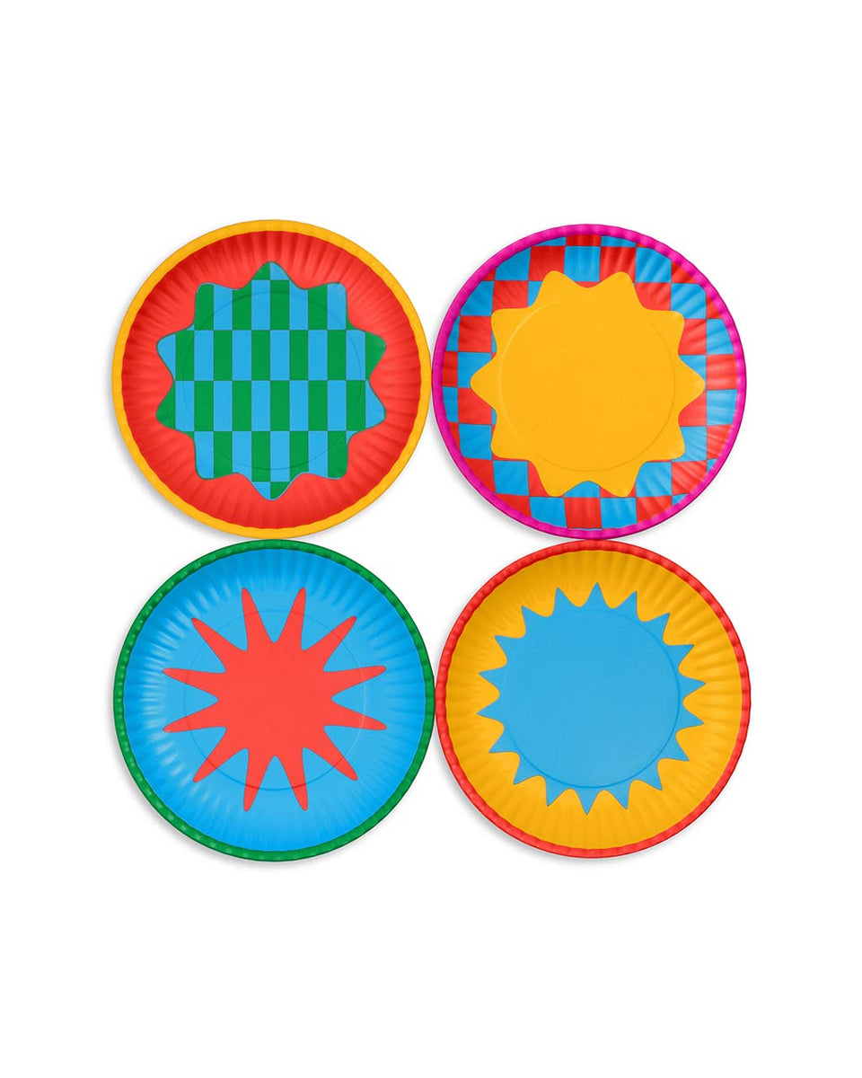 Dessert Plate Set - Colorblock – ban.do