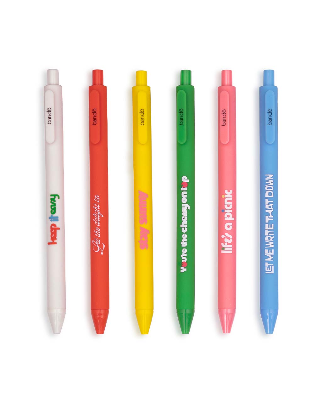 Write On Gel Pen Set - You're The Cherry On Top – ban.do