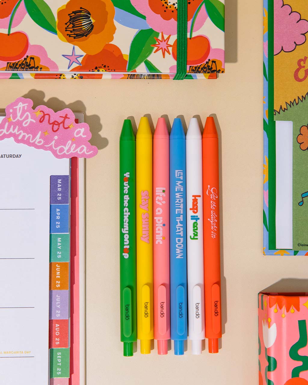 Write On Gel Pen Set - You're The Cherry On Top – ban.do