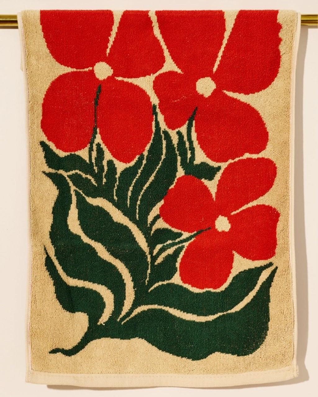 Orange Flower Terry Cloth Kitchen Towel – ban.do