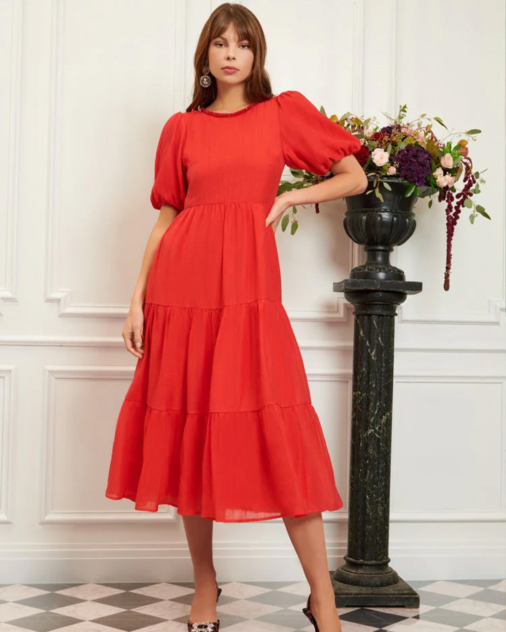 Scarlet Red Dress