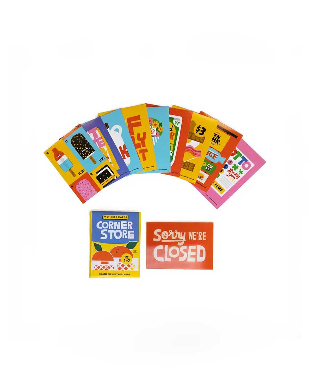 Corner Store Sticker Card Pack - Pack 1 – ban.do